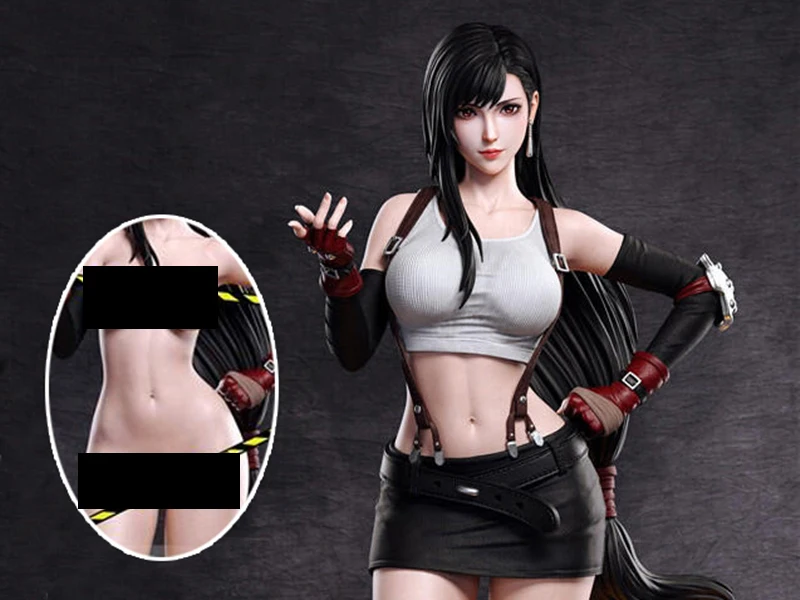 Unpainted Gk Resin Figure 1/4 Scale Ffvii Re Tifa Lockhart Final Fantasy Di Fa Tifa (no Base ...