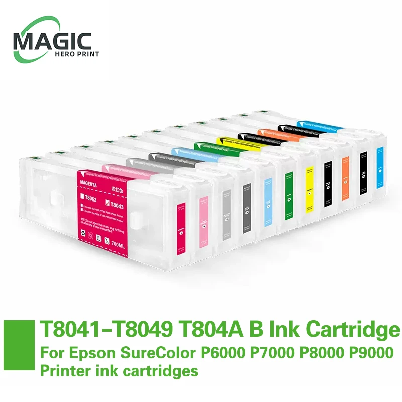 NEW-11Color-T8041-T8049-T804A-T804B-Ink-Cartridge-Compatible-For-Epson ...