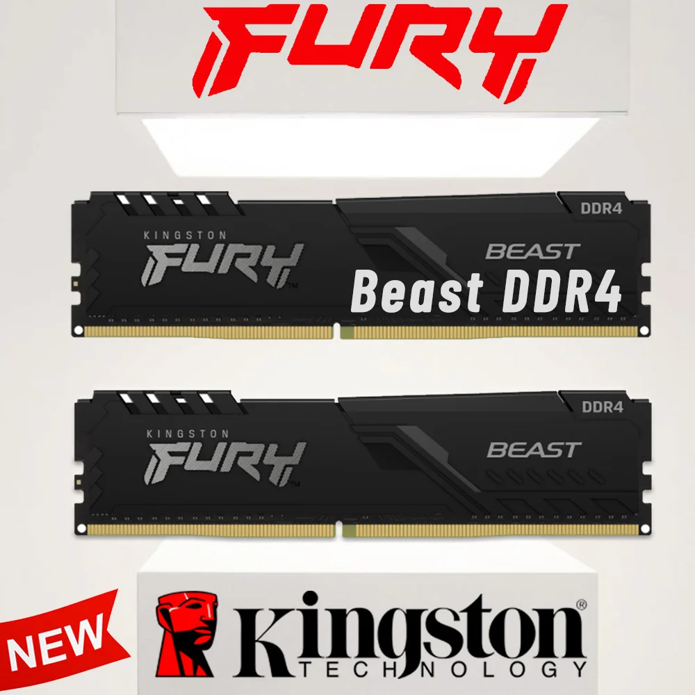 New DDR4 Fury Beast DDR4 2666MHz 4G 8GB 16GB 32GB 3200MHz 3600MHz DDR4 ...