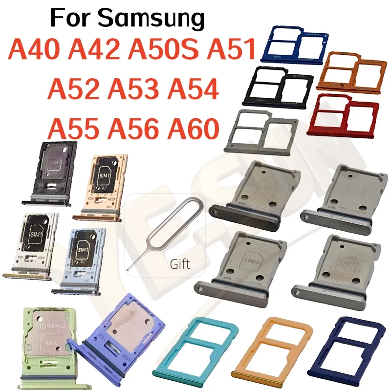 Voor Samsung Galaxy A40 A42 A50S A51 A52 A53 A54 A55 A56 A60 Sim-kaart ...