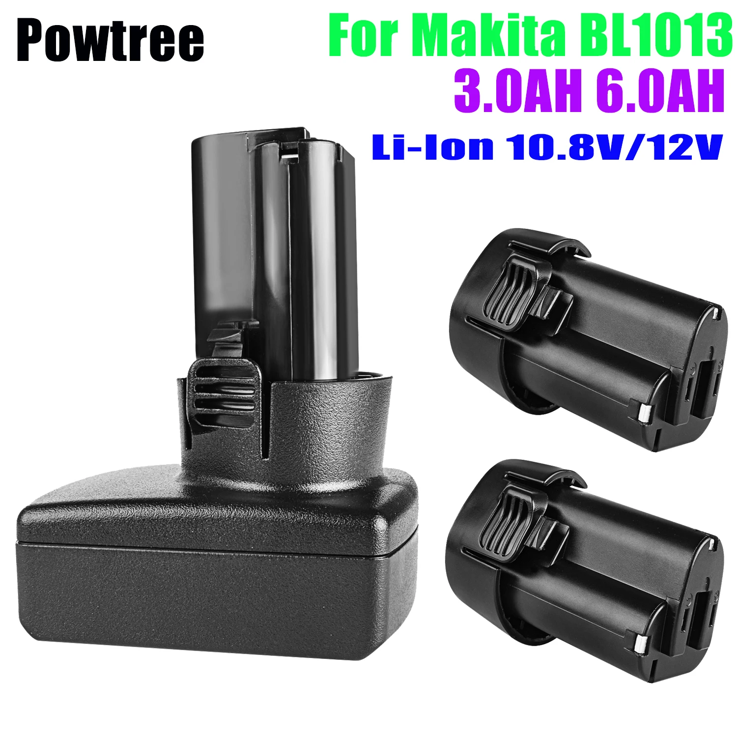 3.0ah/6000mah 10,8 V/12V BL1013 batería recargable de iones de litio ...