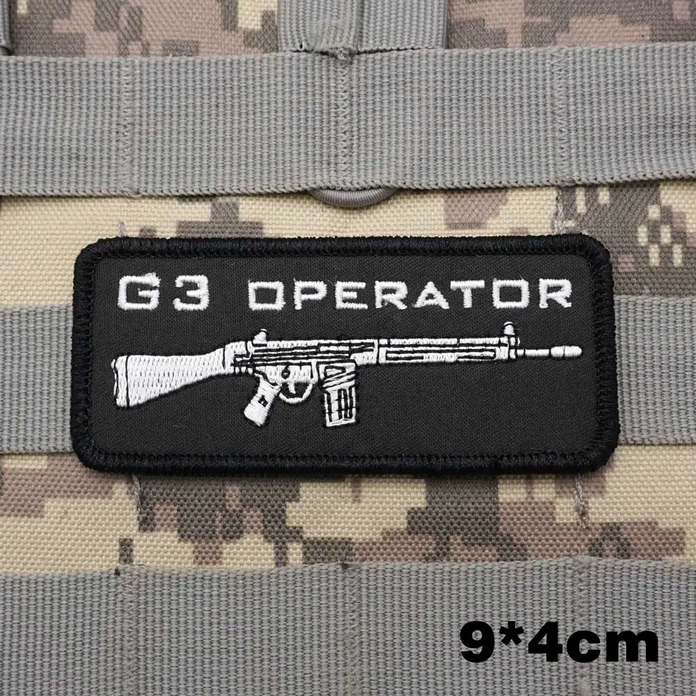 G3 OPERATOR Military Tactical Embroidered Patches Armband Backpack ...