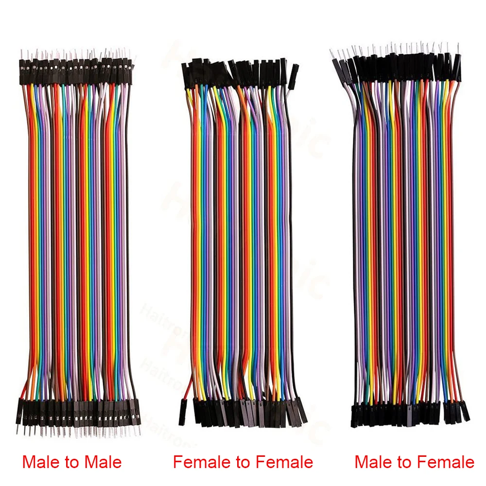 Cable de Cable Dupont para arduino, 40 Pines, 10CM, 20CM, 30CM, 40CM ...