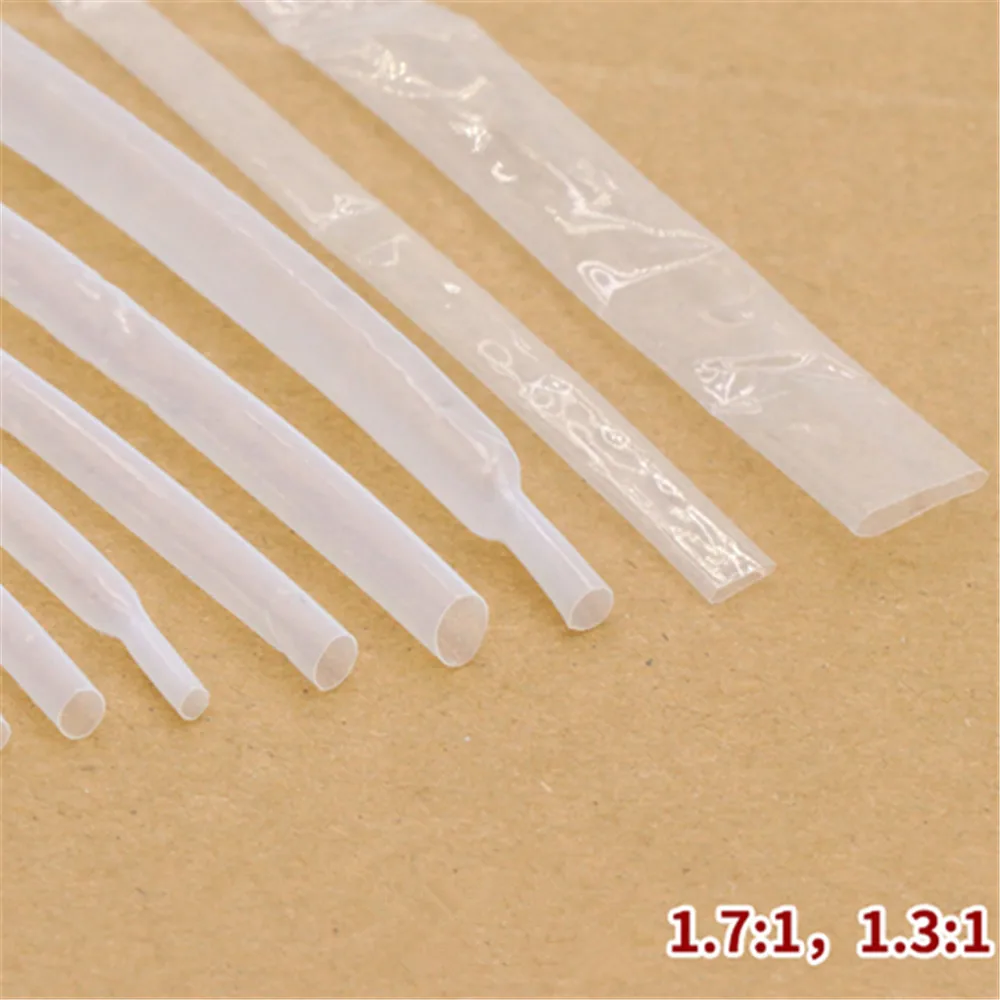 1M PTFE FEP Heat Shrink 1.7 / 1.3:1 Tubing Cable Wire Heatshrink Tube 0.5 40 mm| | - AliExpress