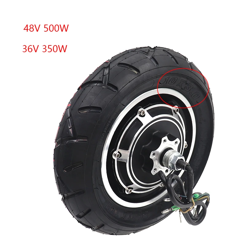 Motor 36v 48v 350w 500w For 10 Inch Folding Electric Scooter Disc Brake ...
