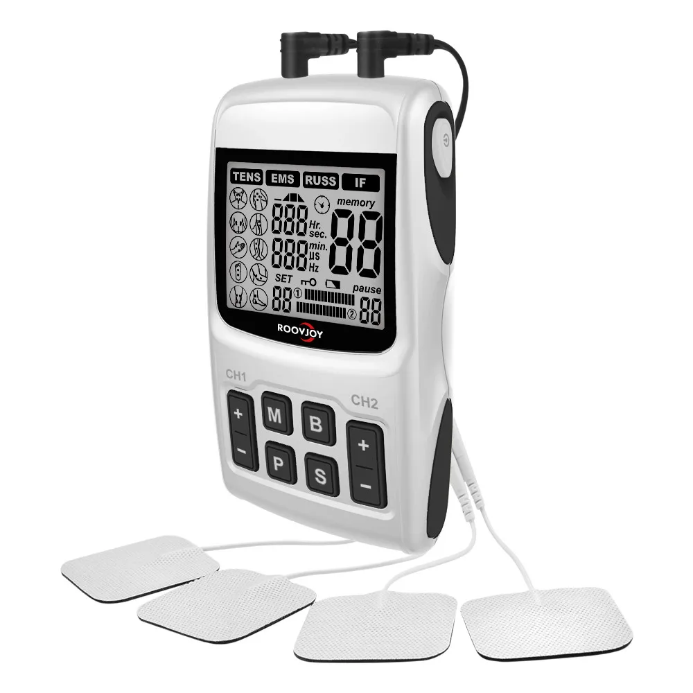 ROOVJOY-4-in-1-Combo-Therapy-machine-TENS-EMS-RUSS-IF-for-Pain-Relief ...