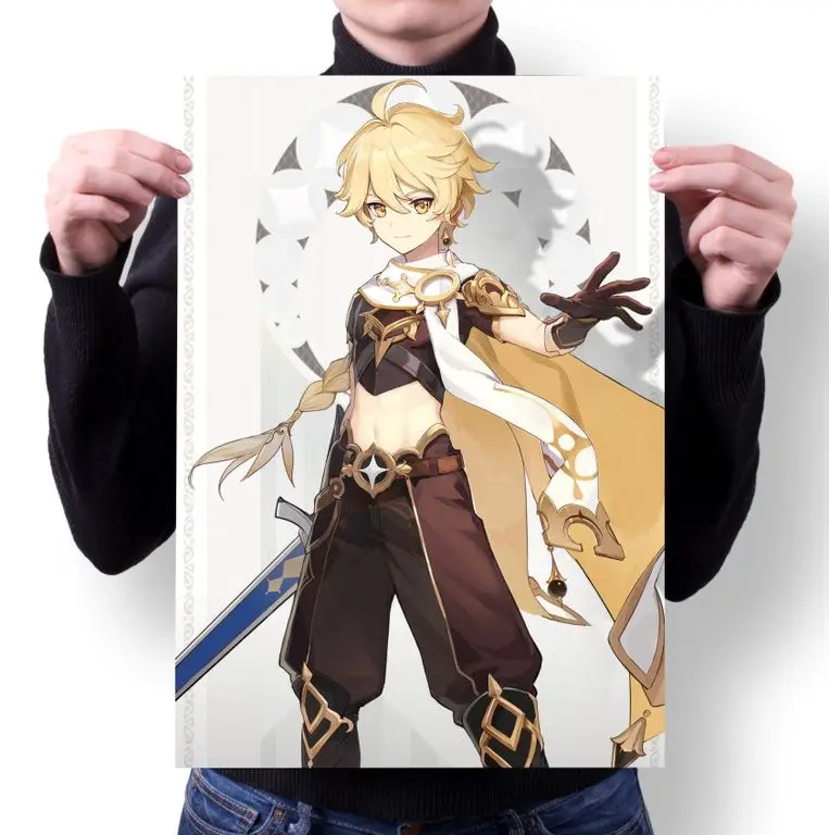 Poster Genshin impact, Genshin impact No. 10|Wall Stickers| - AliExpress