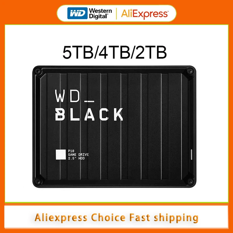 Western-Digital-WD-Black-2TB-4TB-5TB-P10-Game-Drive-Compatible-With-PS4 ...
