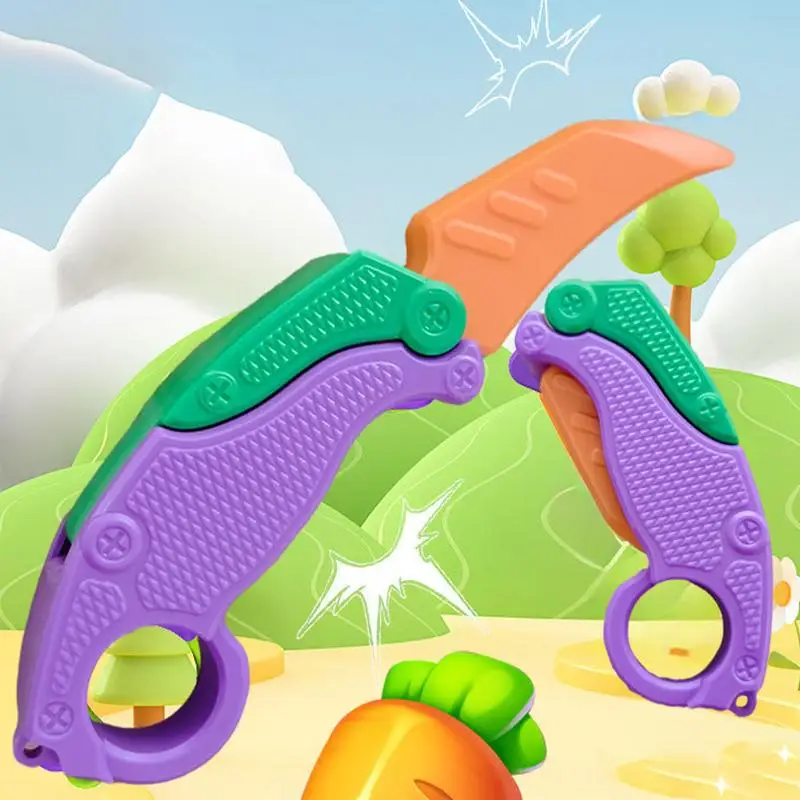 Gravity Fidget Toy Light-Up Retractable Toy Claw Knives Fidget Sensory ...