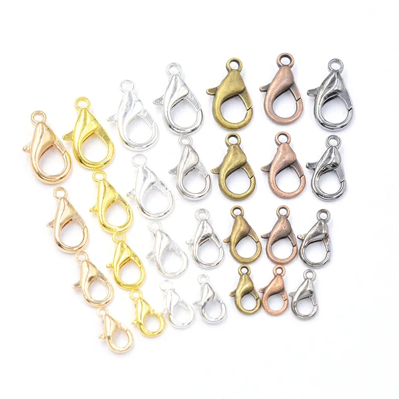 50pcs-Mixed-7-Color-10-12-14-16mm-Metal-Lobster-Clasp-Hooks-End ...