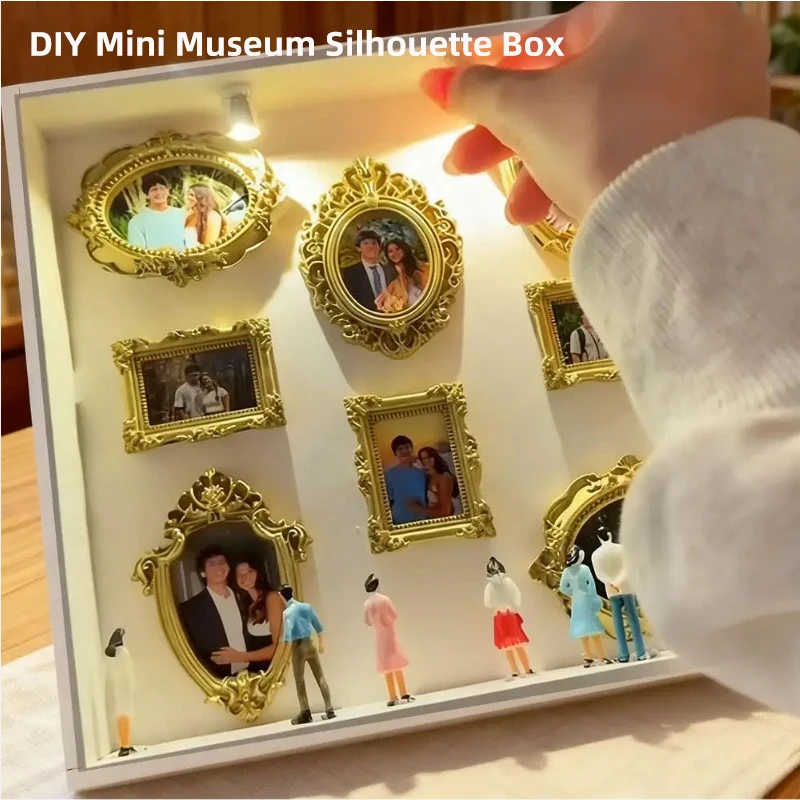 DIY Mini Museum Photo Album Museum Silhouette Box, Creative Memory ...