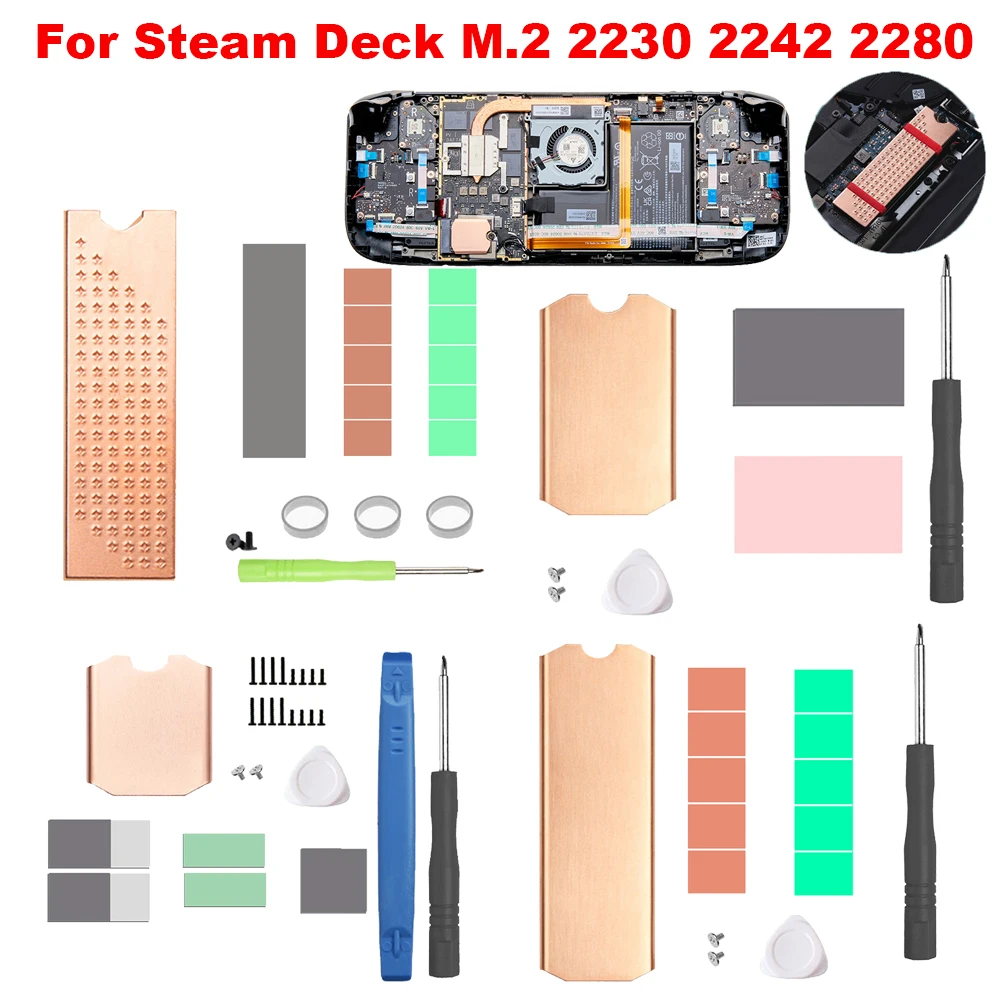 For-Steam-Deck-M-2-2230-2242-2280-NVMe-Game-Consoles-SSD-Copper ...