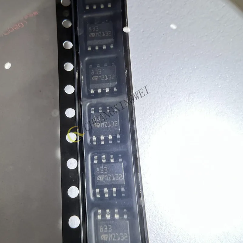 20pcs/lot LM833DT SOP-8 marking 833 low noise dual operational ...