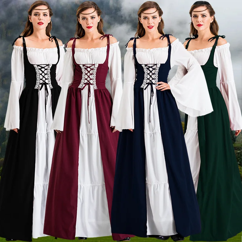 Medieval-Punk-Dress-Cosplay-Halloween-Costumes-Women-Palace-Carnival ...