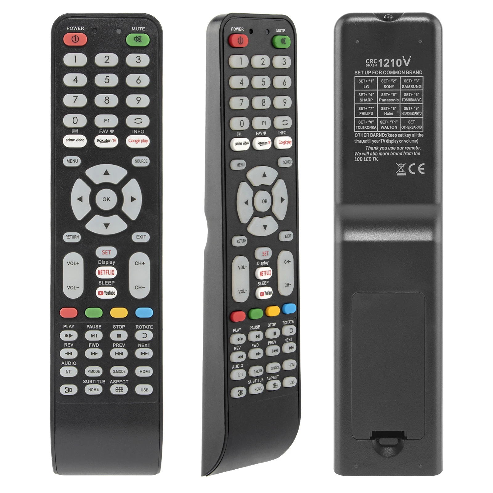 Télécommande TV universelle pour Y67 Y345 XY-B01 HBT02 Sonic MYONE ...