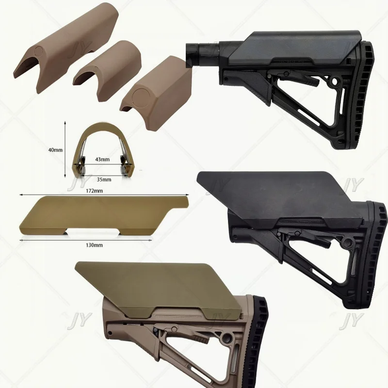 Tactical CTR Cheek Riser Low Hight Version Nylon For Non Gunstock Stock ...