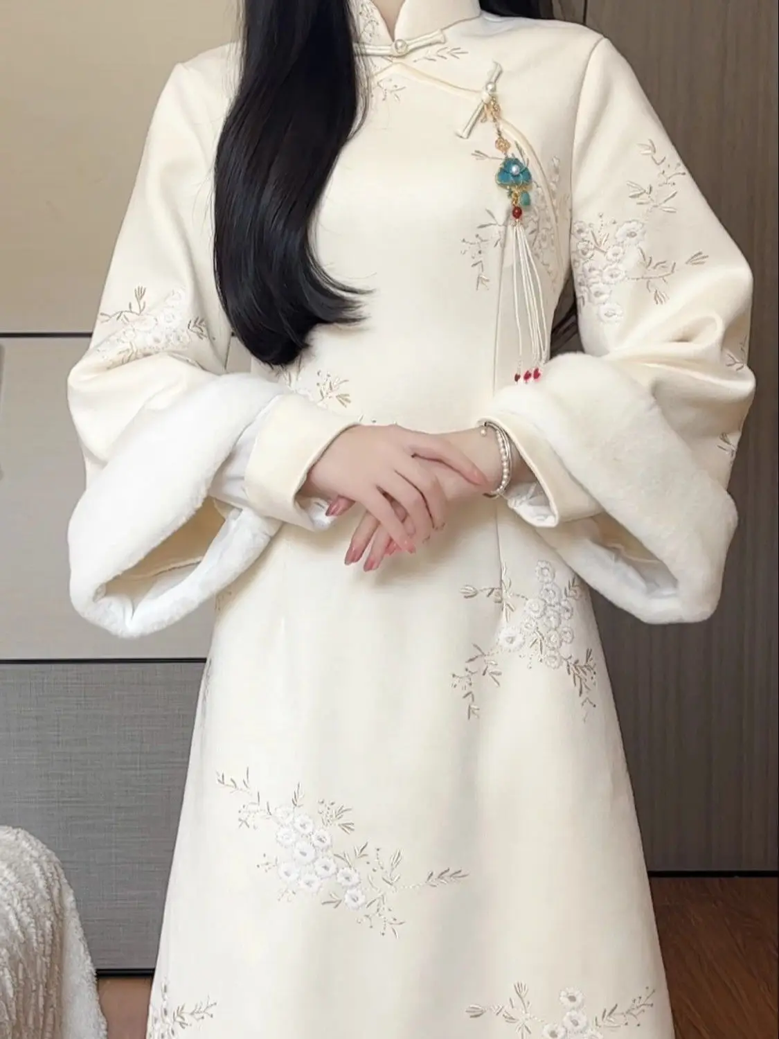 Chinese-Winter-Plus-Size-Qipao-Elegant-And-Pretty-Women-S-Evening ...