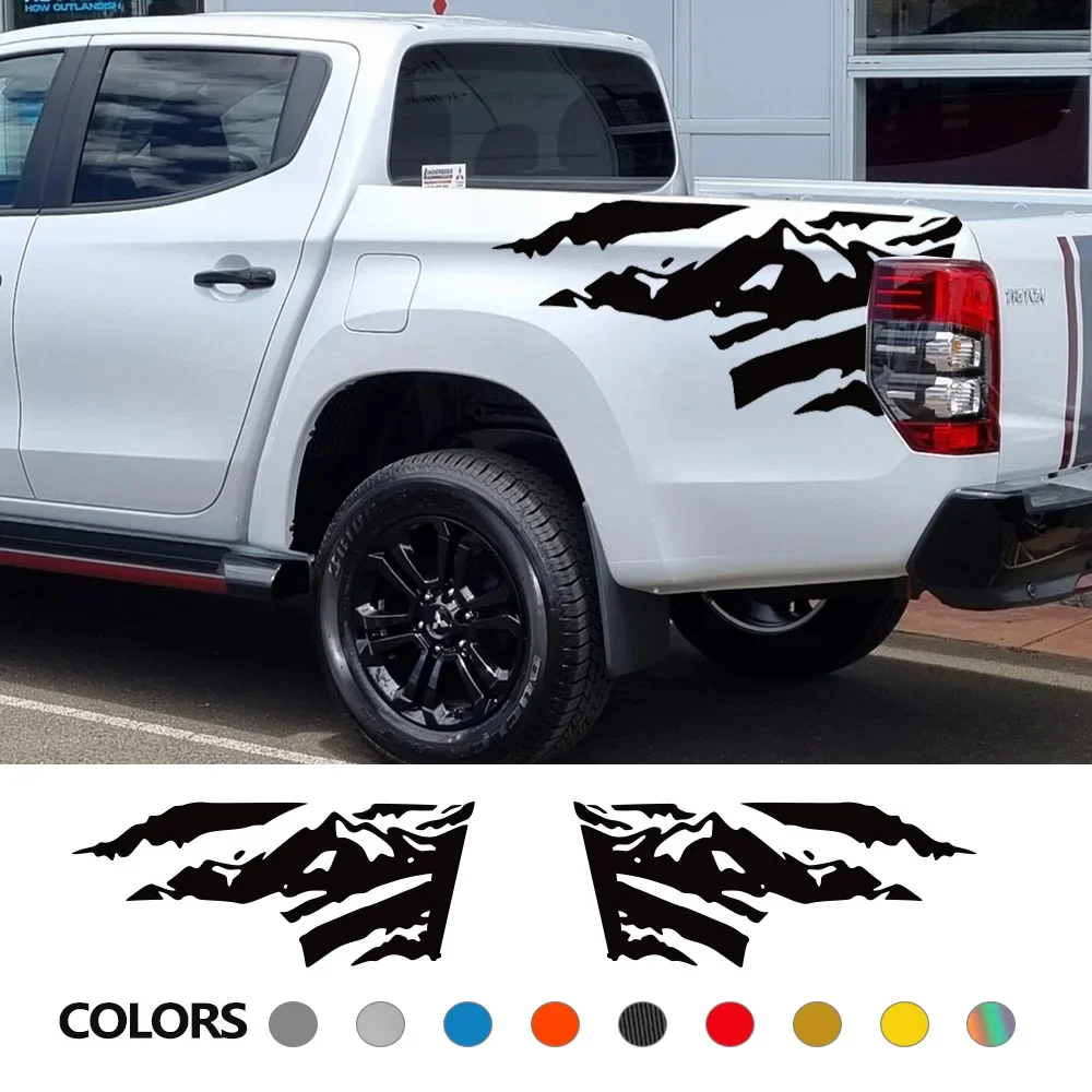 Pegatinas-para-camioneta-de-2-piezas-calcoman-as-decorativas-laterales ...