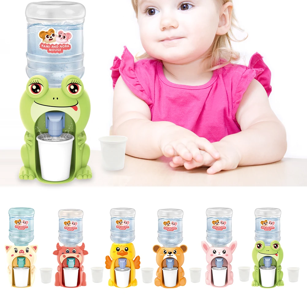 Mini Water Dispenser Cute Baby Toy Drinking Water Cooler Lifelike ...