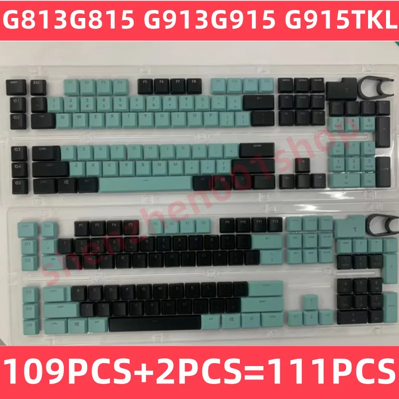 Full Set 109pcs + 2pcs Keycaps For Logitech G813 G815 G913 G915 ...