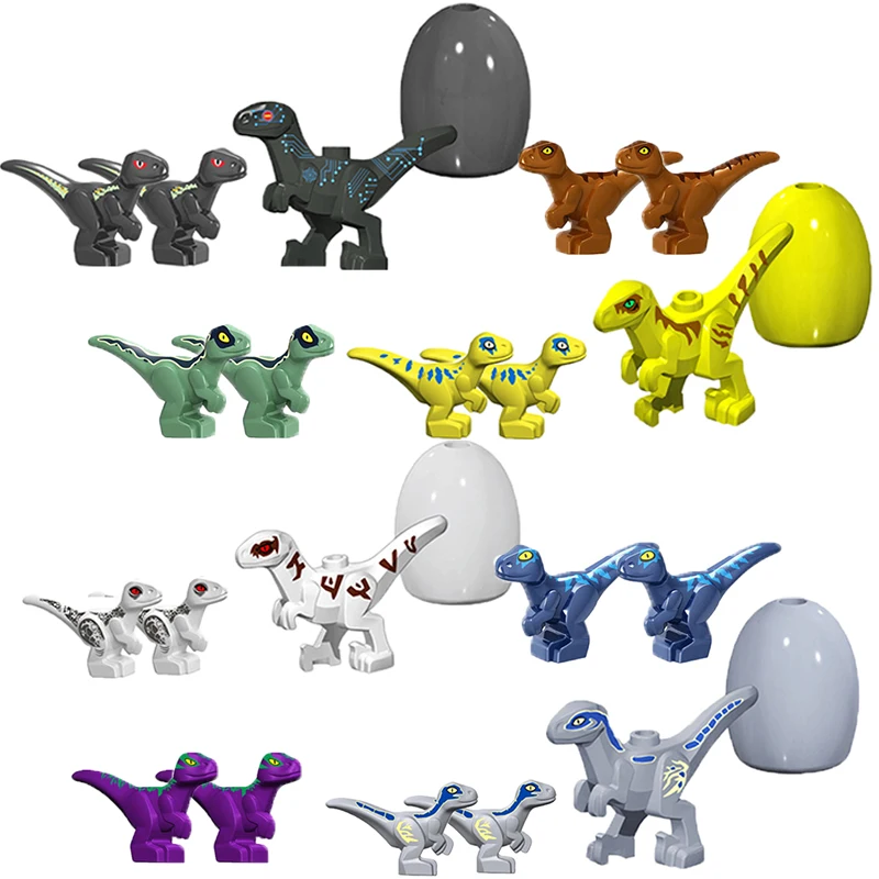 Jurassic World Park Mini Dinosaur Building Blocks Dinosaur Egg Baby ...
