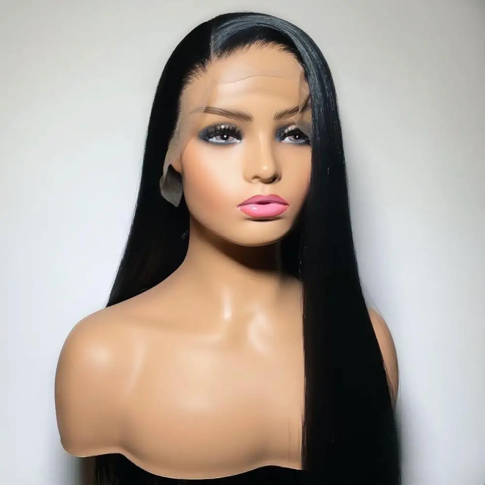 200 Density 30 Inch Straight Human Hair Wigs HD 13x4 13x6 Brazilian ...