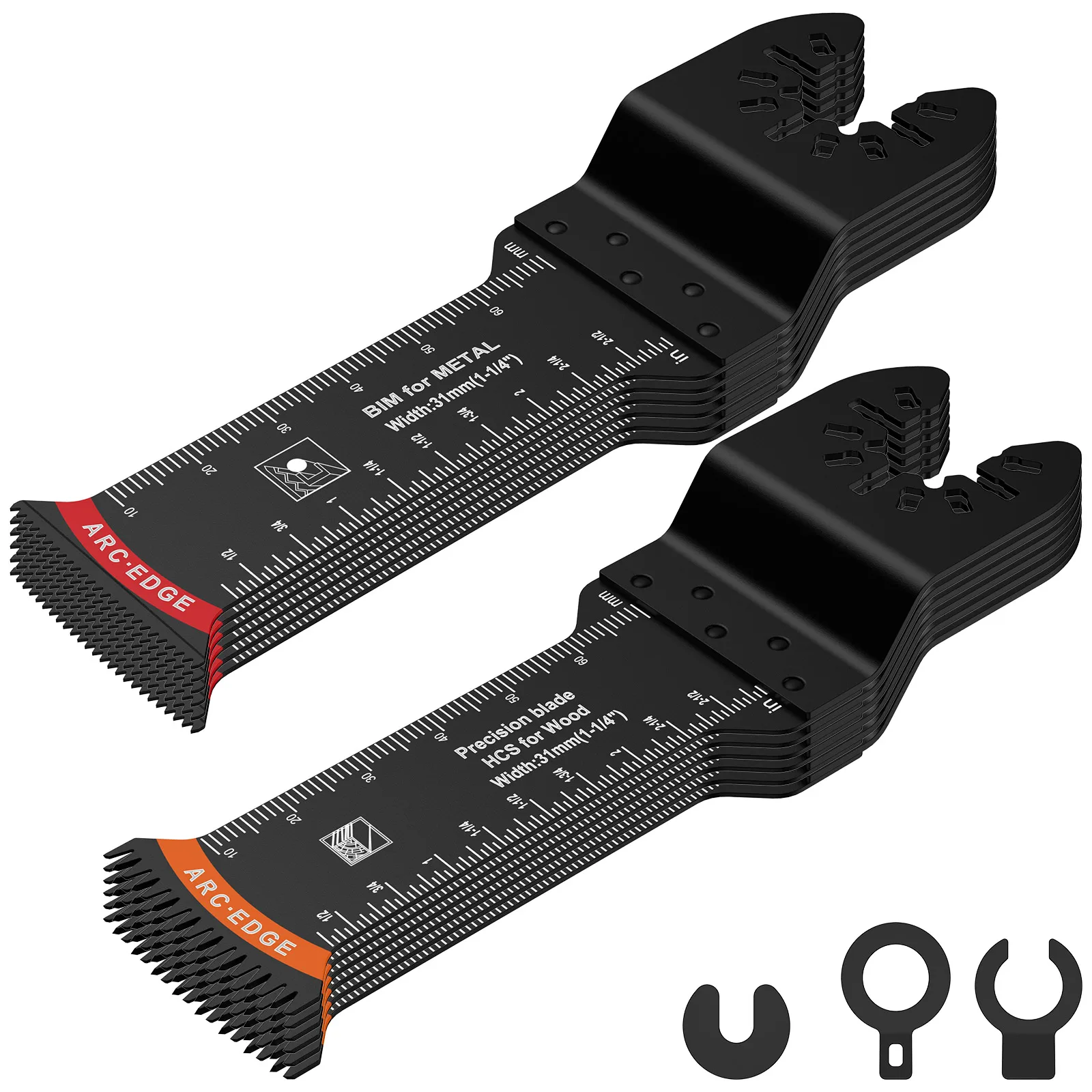 24-Pcs-Oscillating-Saw-Blade-Set-Multitool-Oscillating-Blade-HCS ...