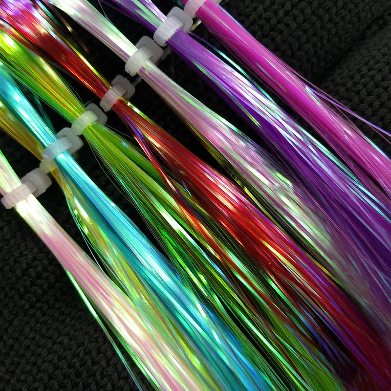 Lunker Tinsel Fly Fishing Assist Hooks Shining Line Diy Tieing Flies ...