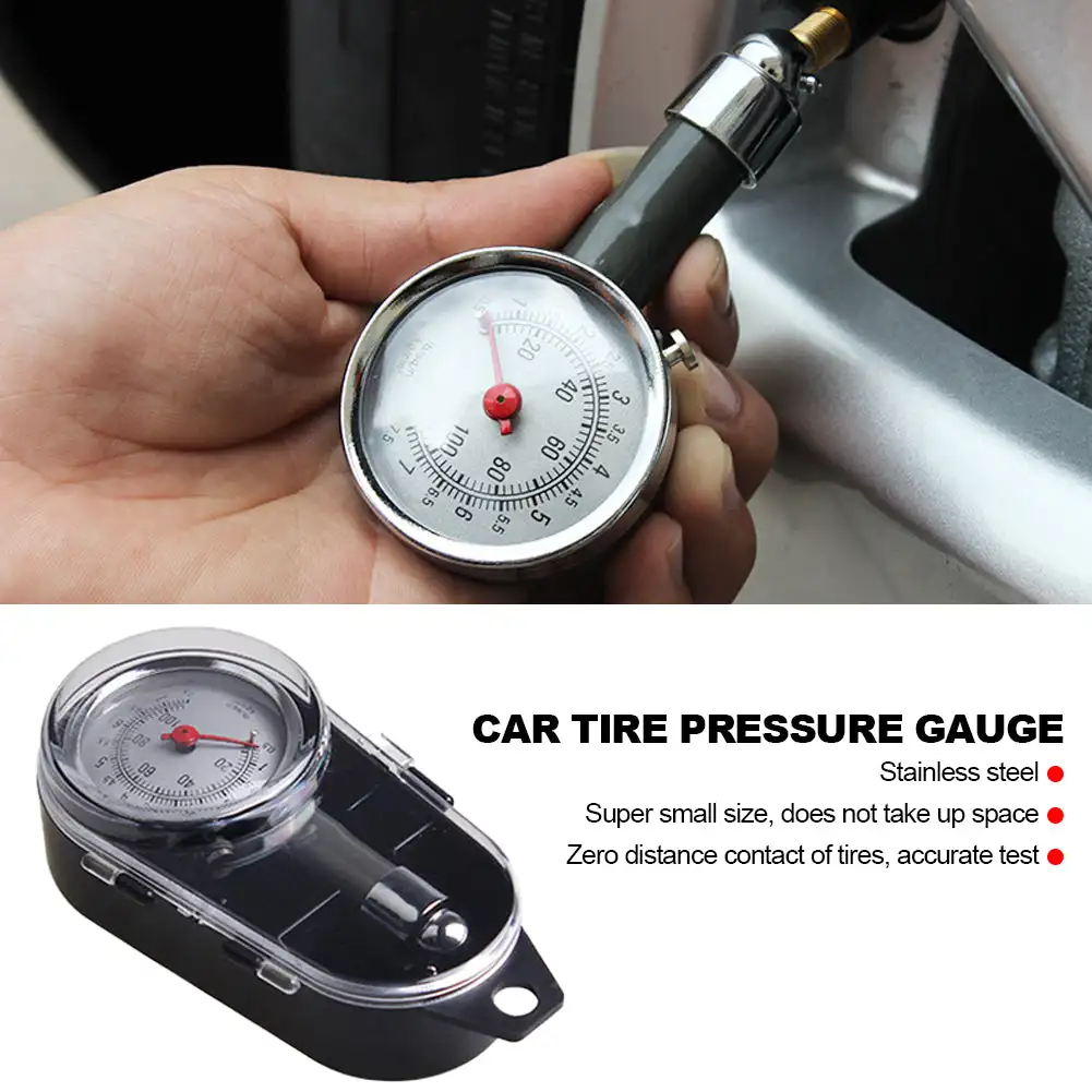 Metal-Car-Tire-Pressure-Gauge-AUTO-Air-Pressure-Meter-Tester-Diagnostic ...