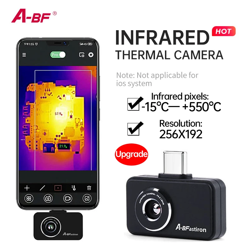 A BF Thermal Imager Camera RX 450 Industri Sirkuit PCB Lantai Pipa ...