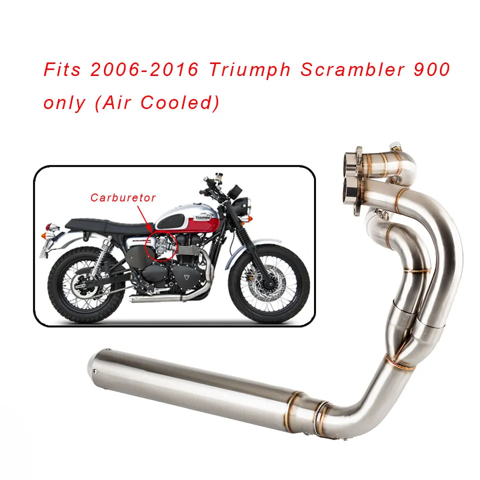 Motorcycle exhaust full system For Triumph Scrambler 900 only (Air ...