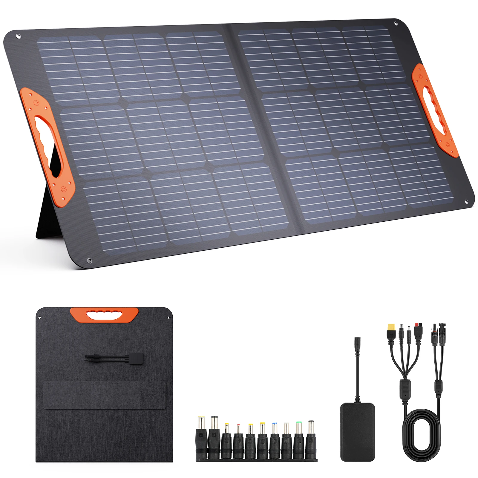 ZOUPW-100W-Portable-Solar-Panel-20V-MC-4-Charging-PI67-Waterproof ...