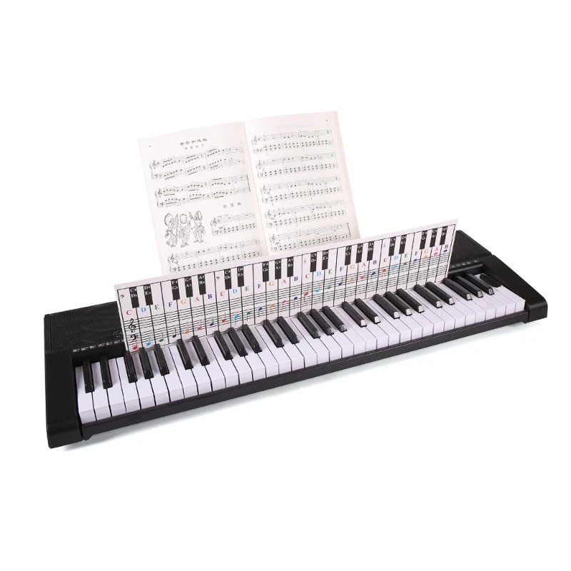Piano Keys Chart 61 Keys