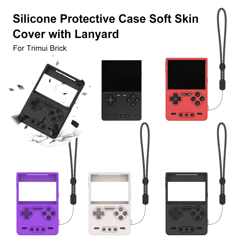 Anti-Scratch Silicone Protector Shell Sleeve for Trimui Brick ...