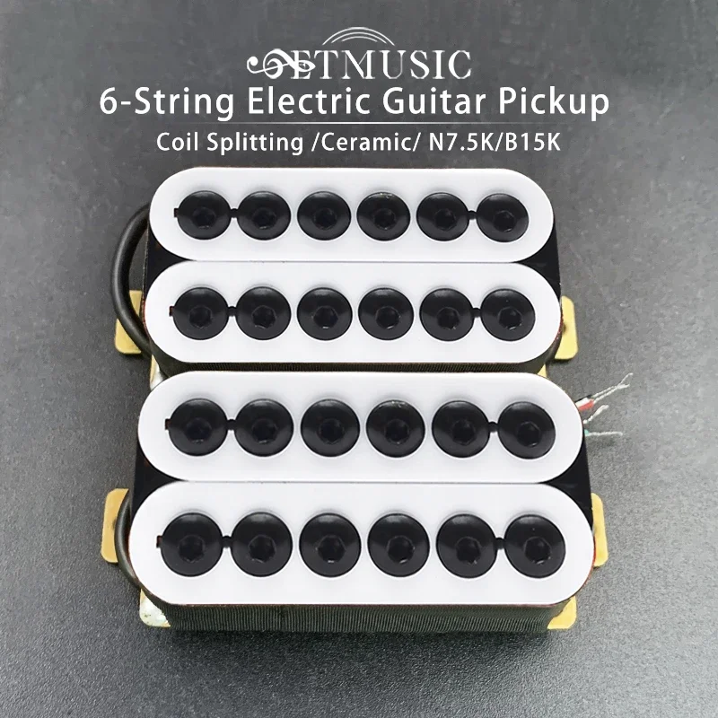 Dig-Adjustable-Screw-Metal-Electric-Guitar-Humbucker-Pickups-Ceramic ...