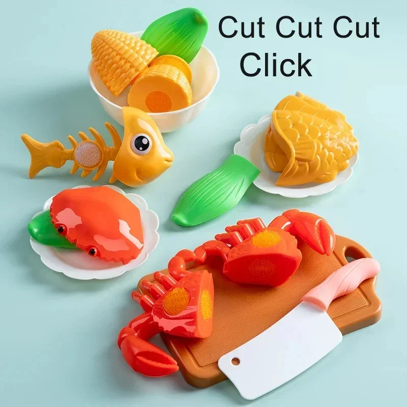 Cutting Play Food Toy for Kids Kitchen Toys Pretend Play Fruit ...