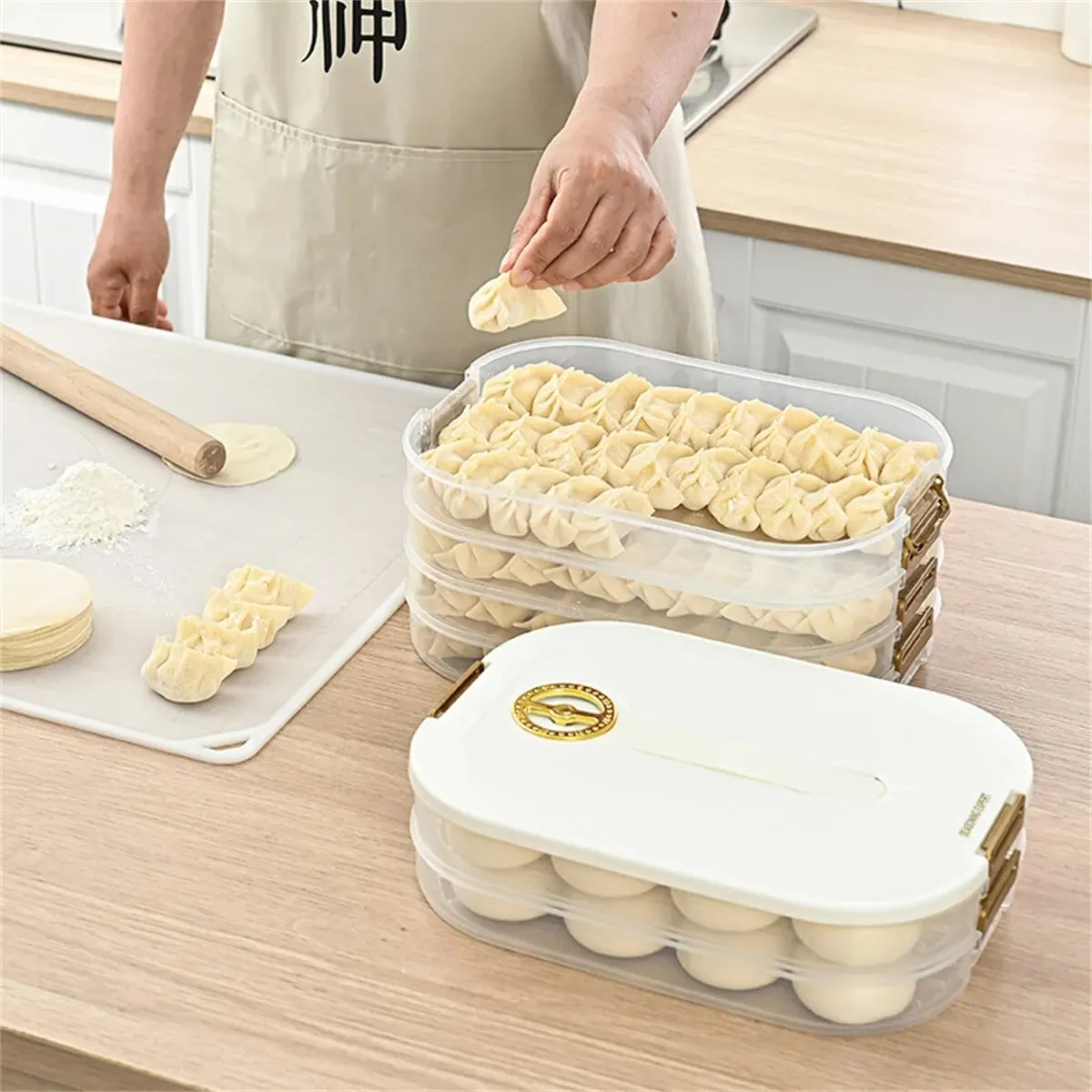 Frozen-Dumpling-Storage-Box-Refrigerator-Dumpling-Freezing-Multi-layer ...