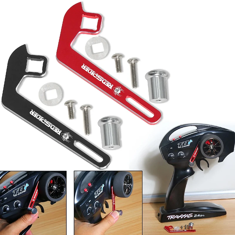 RC-Car-Metal-Thumb-Lever-Transmitter-Steering-Wheel-Trigger-One-handed ...