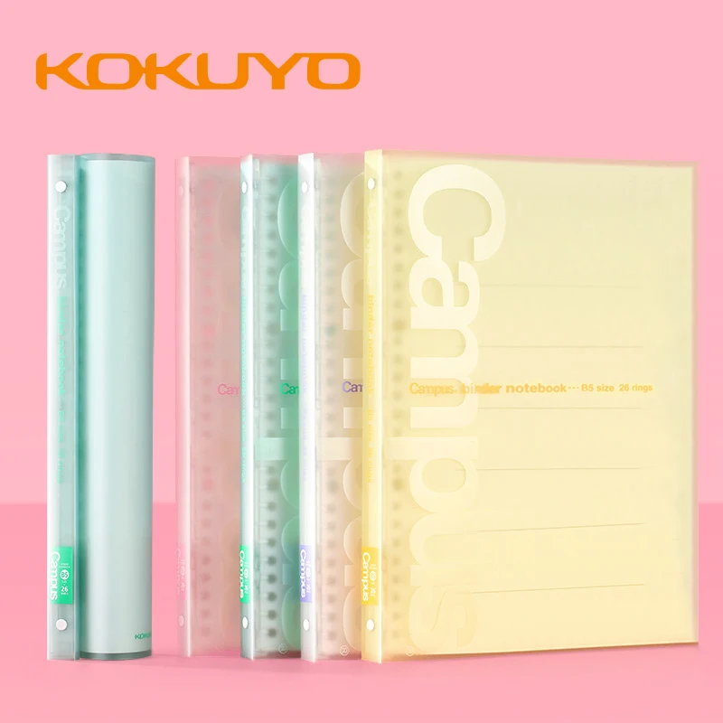 KOKUYO-Campus-Notebook-Binder-Note-B5-PVC-Transparent-Matte-Soft-Shell ...