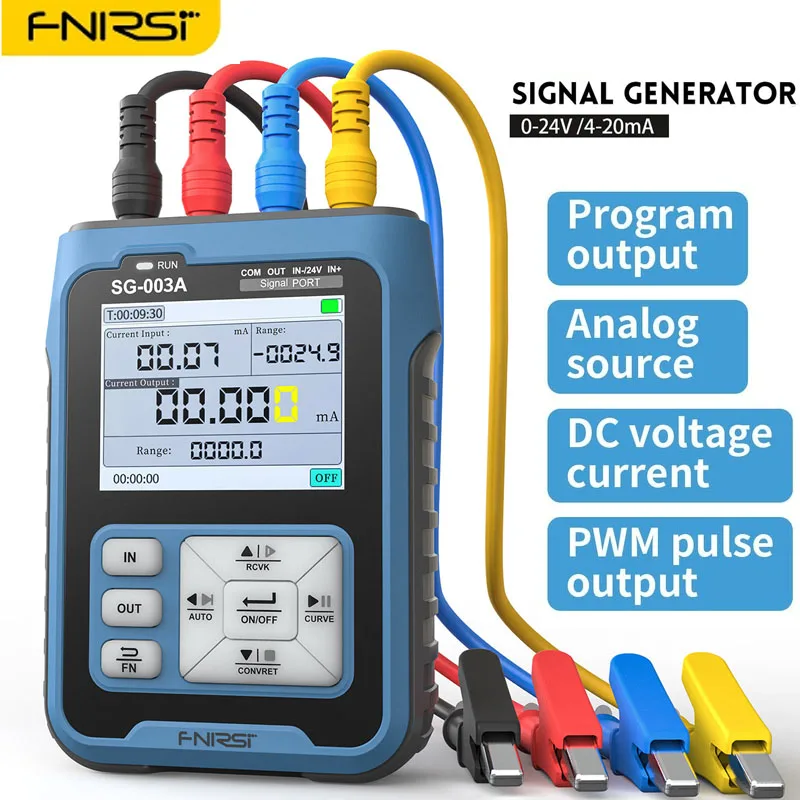 Fnirsi Sg-003a 0-10v Adjustable Current Voltage Simulator 4-20ma Signal Generator Sources ...