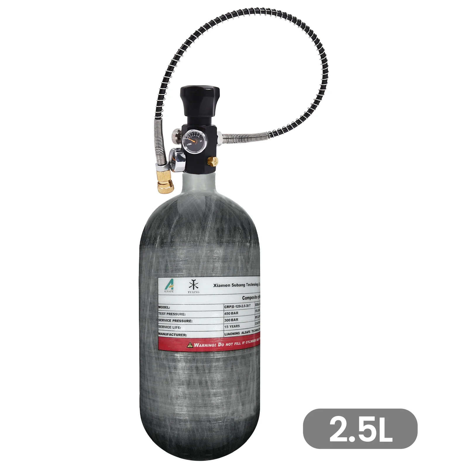 TUXING 4500psi Carbon Fiber Scuba Tank Air System – Real-World ...