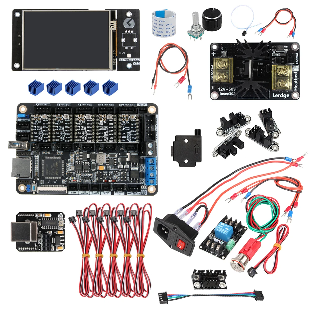 Lerdge-z 32 Bit 3d Printer Control Main Board Diy Electronic Kit Z2 Motherboard Tmc2209 Driver ...