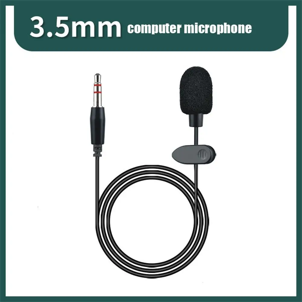 Mini microfone de lapela para computador, microfone de alta ...