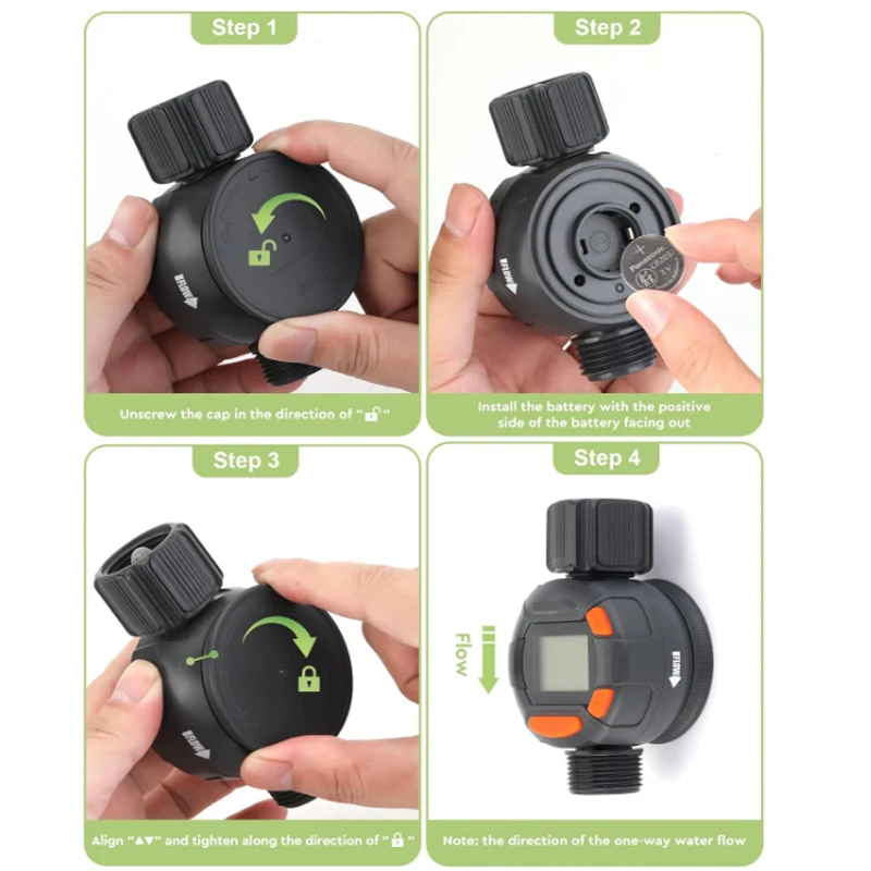 Digital Hose Water Flow Meter – Garden Exploration