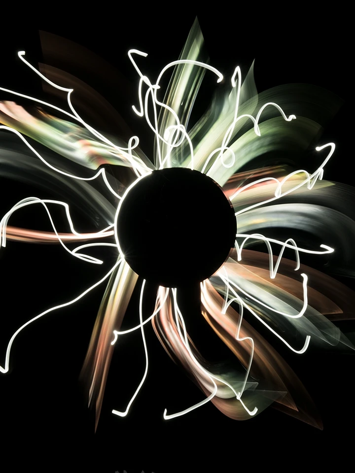 Light Graffiti Background