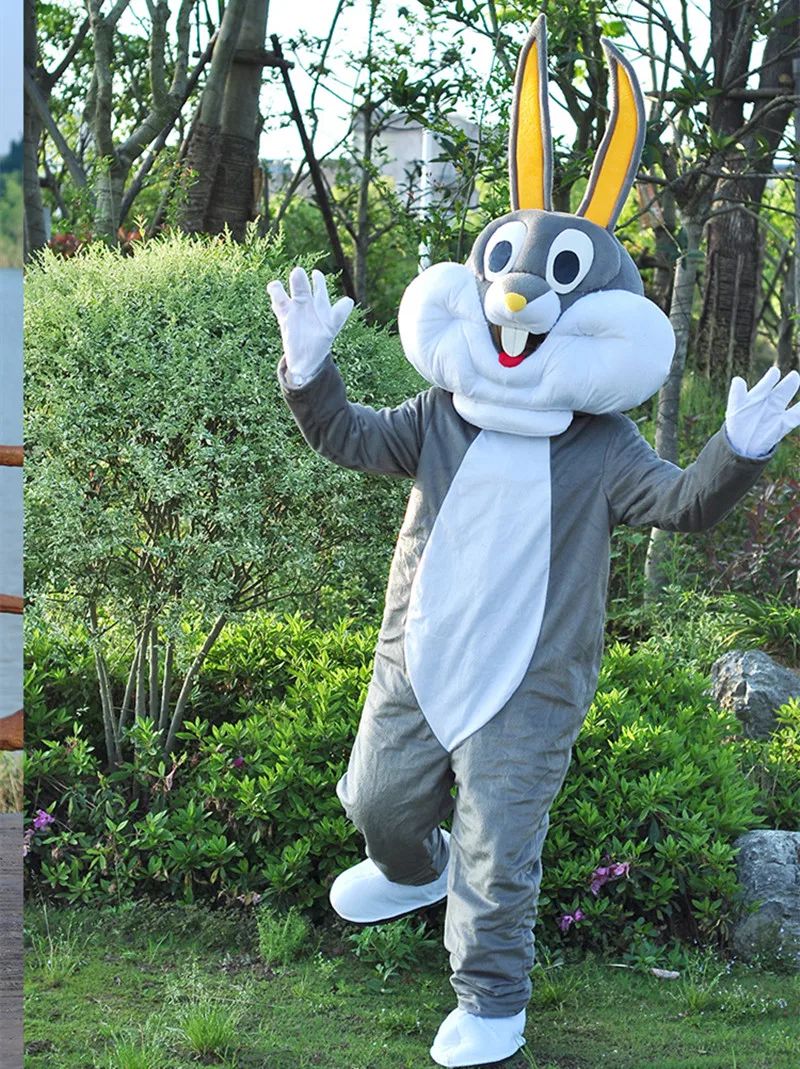 Cosplay-Rabbit-and-Bugs-Bunny-Mascot-Cartoon-character-Advertising ...