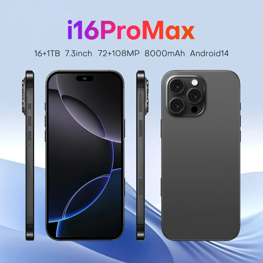 2024-Original-i16ProMax-Smartphone-5G-7-3-pantalla-completa-8000mAh ...