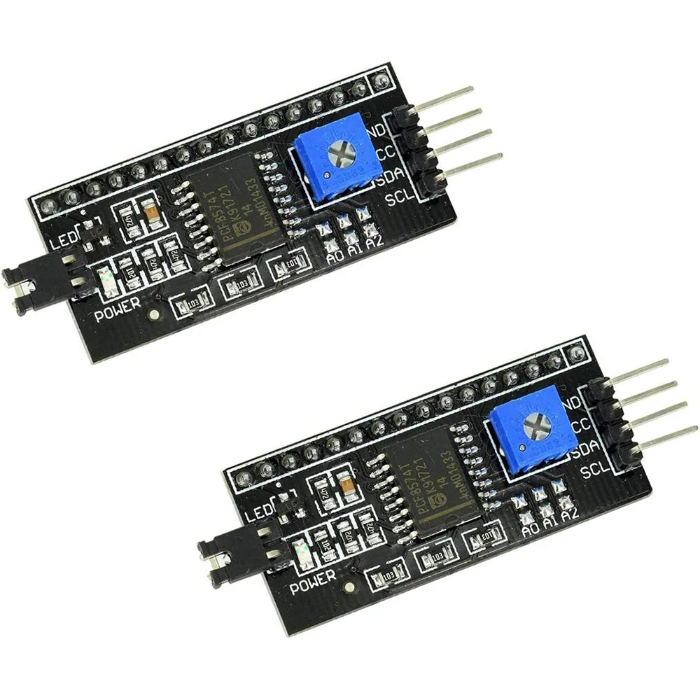 2pcs I2C LCD Adapter Extended Board for 1602 2004 LCD IIC I2C Interface ...
