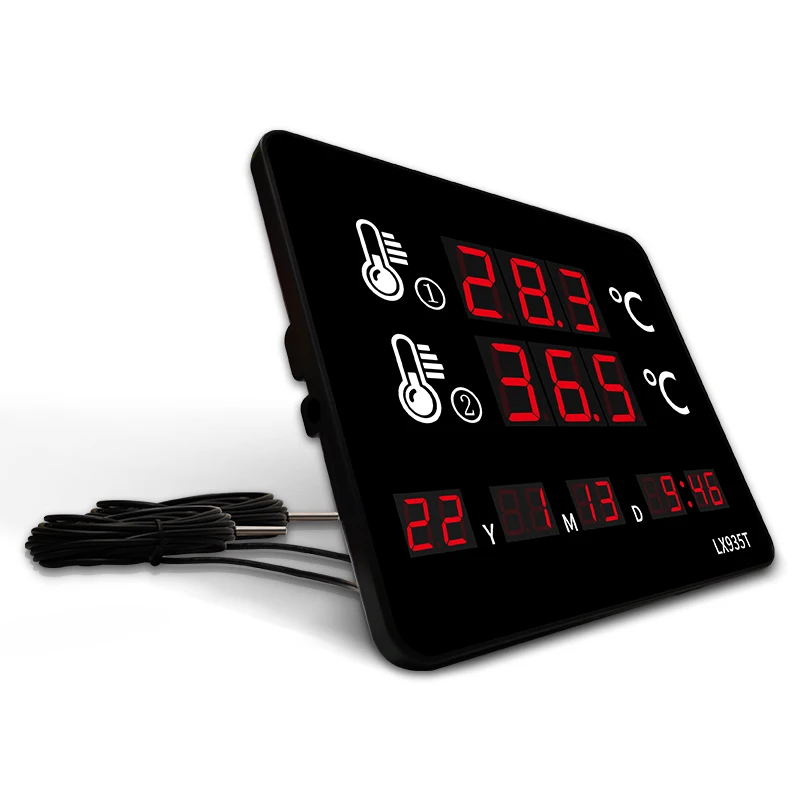 LED-Sauna-hygrometer-Wand-Zeit-und-Alarm-funktion-Schwimmbad ...