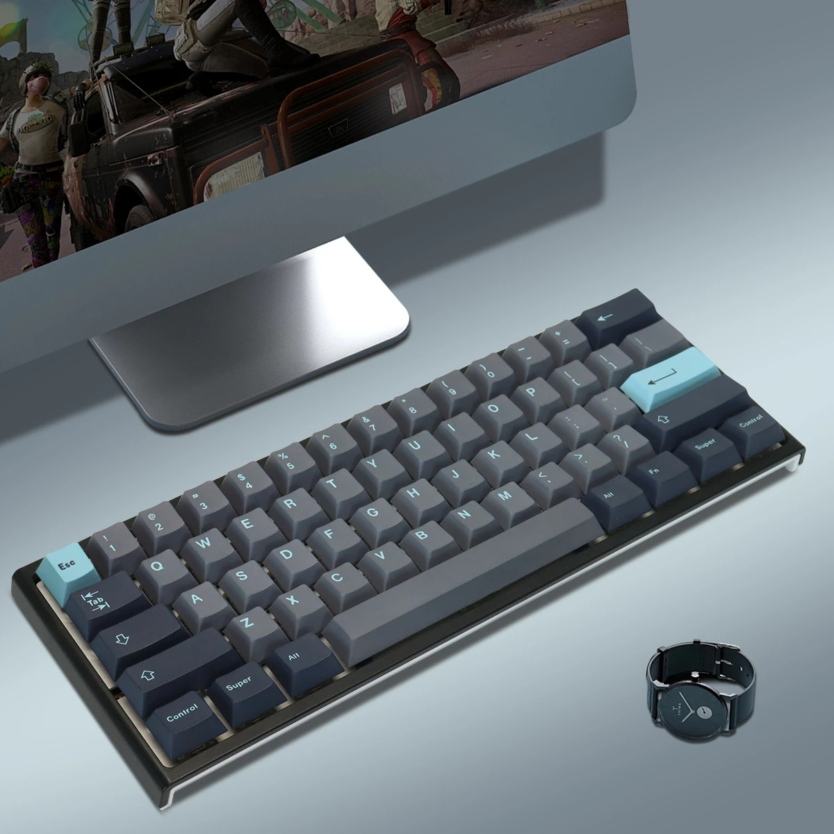 Custom Pbt Keycaps 127 Keys Dye-sublimation Key Caps Set Cherry Profile ...